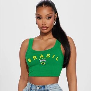 Fashion Nova | Tops | New Brasil Tank Top | Poshmark
